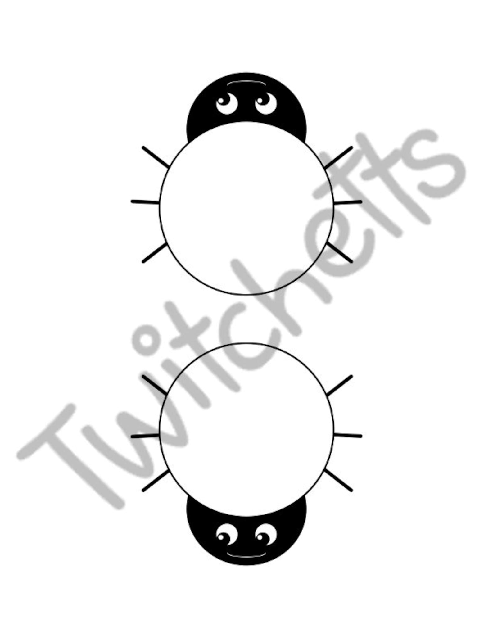 3D Bug Craft Template for Kids, Bug Activity, Kids Craft Template, Easy ...