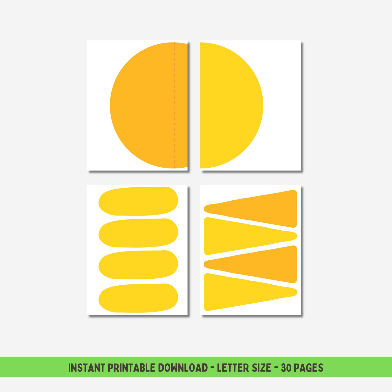 Giant 3D Sun Craft Template, Printable Kids Craft, Easy Sun Template ...