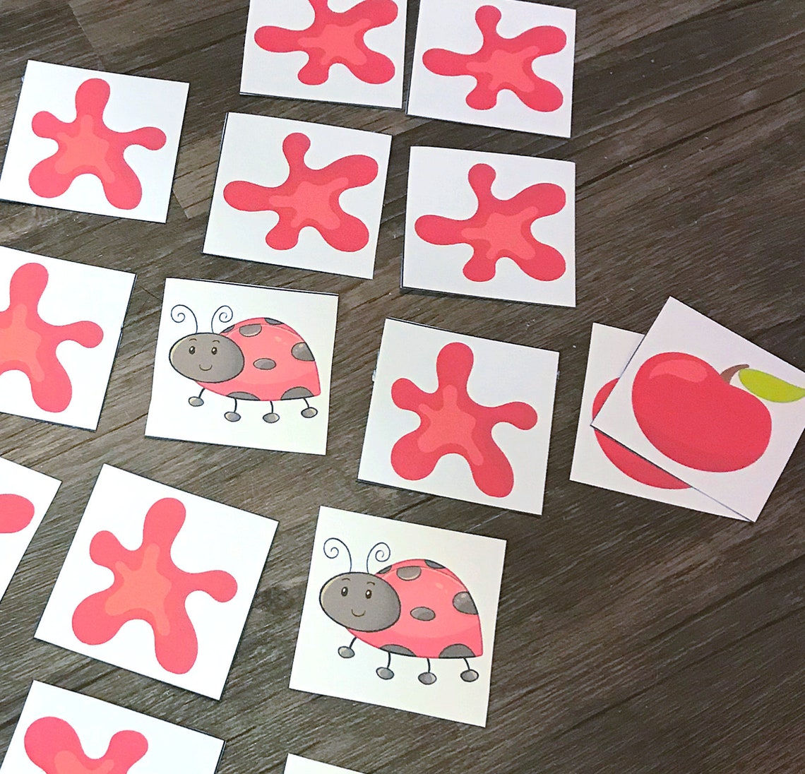 Color Red Matching Game, Learning Games for Preschoolers, Educational ...