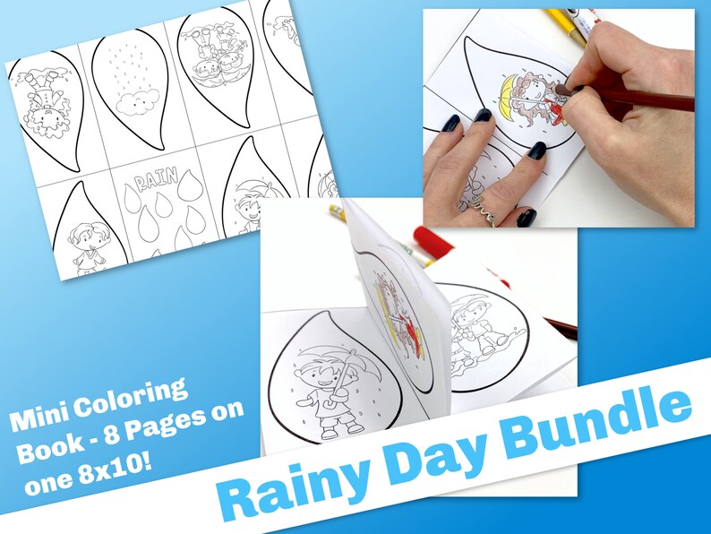 Rain Activities for Kids. These Spring Games and Coloring Pages Are ...