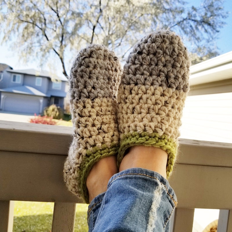 Handmade Yarn Slippers - Etsy