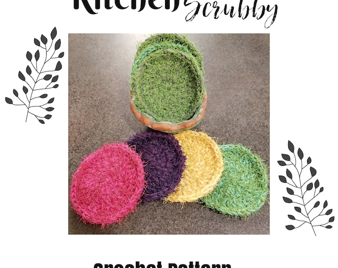 Scrubbie Pattern for Nylon Netting Dish Scrubbies - Etsy Canada