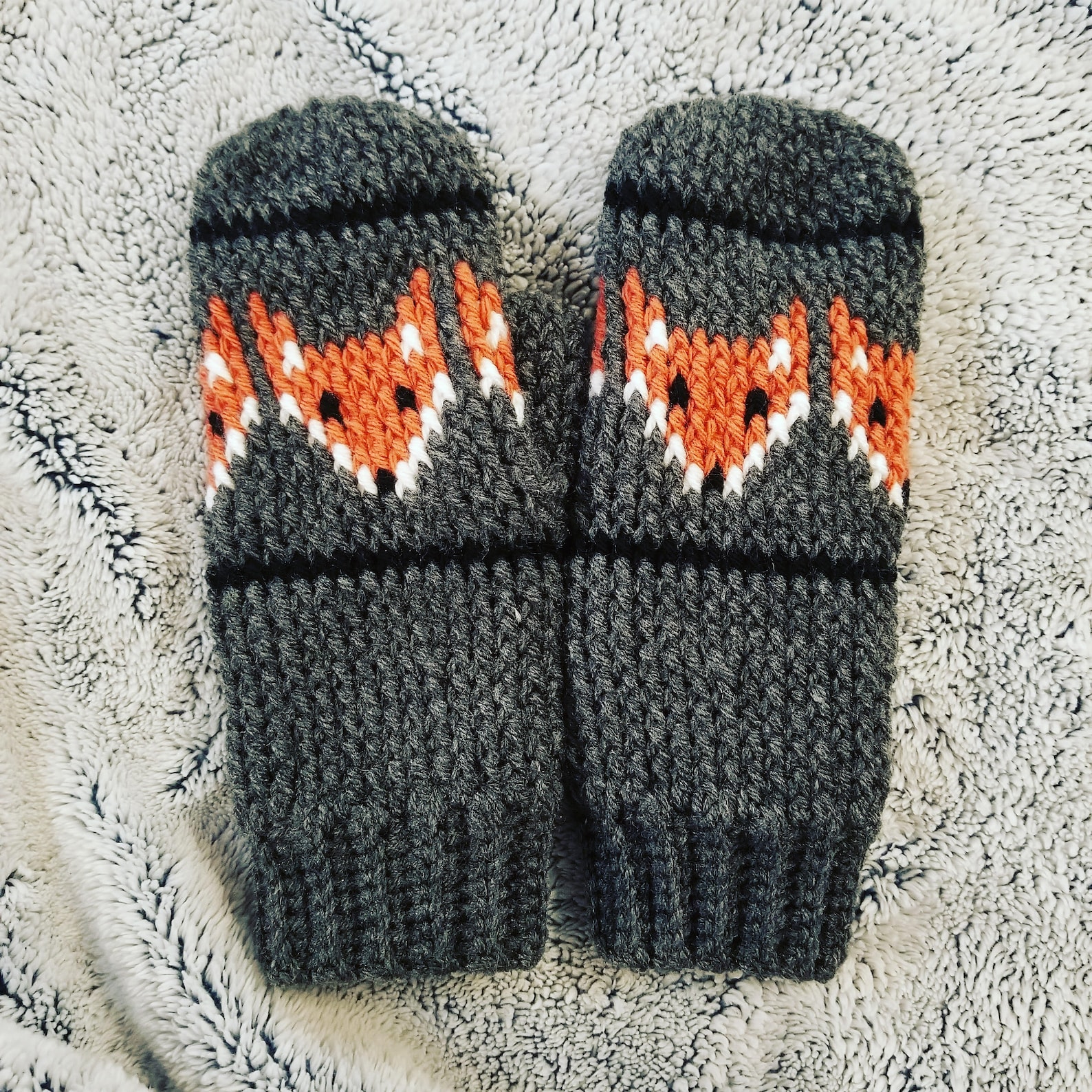 Crochet Fox Mittens Crochet Pattern Crochet Mittens - Etsy