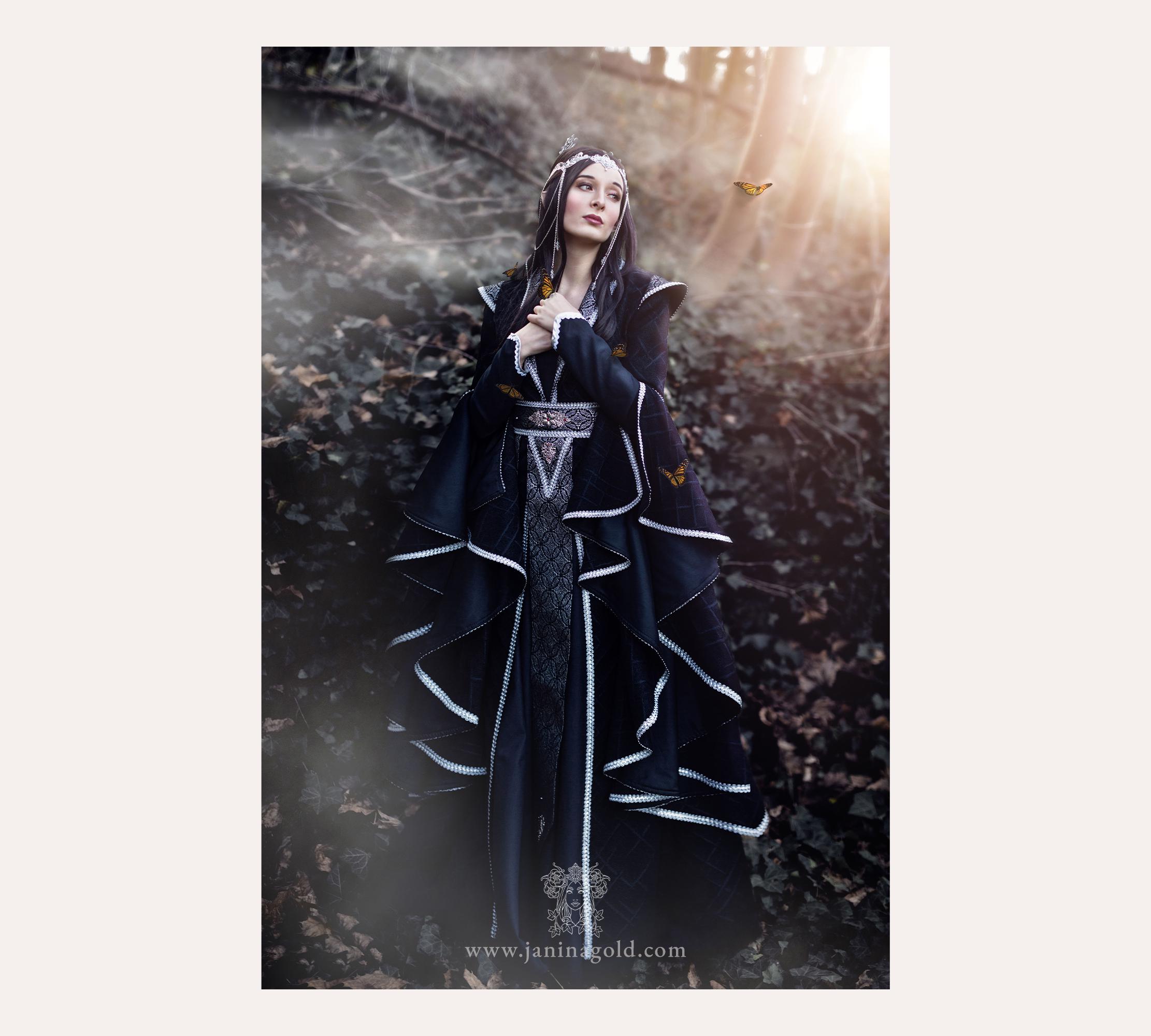 Coat Dress Sewing Pattern Set PDF – Gothic Fantasy Dress for DIY ...