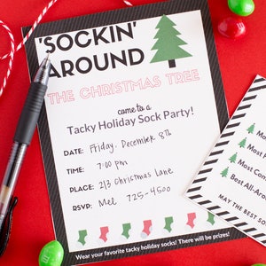 Ugly Christmas Sock Party Pack - Etsy