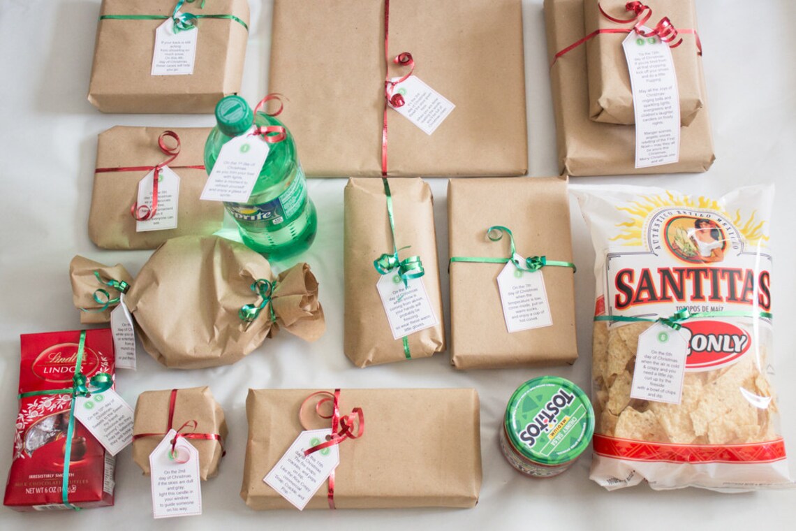 Sweet & Simple 12 Days of Christmas Poem Tags- Christmas Gift Idea ...