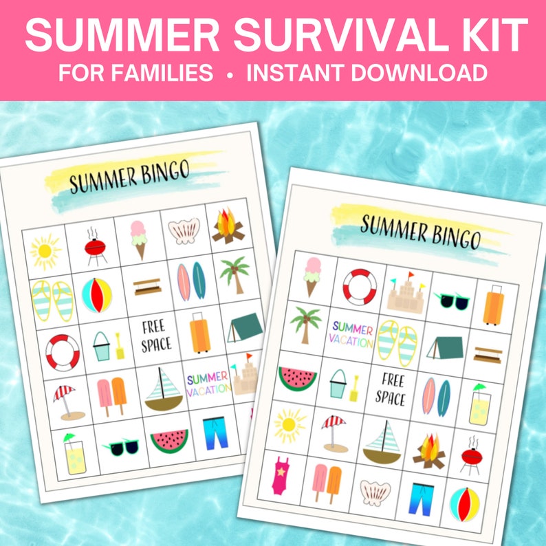 Summer Printables for Families | Summer Planner| Summer Activities ...