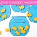Printable Valentines- Goldfish Cracker Valentines- Valentine Cards for ...