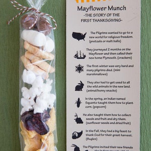 Mayflower Munch: the Story of the First Thanksgiving- Letter and Card ...