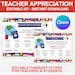 Editable World-themed Teacher Appreciation Week Printable Bundle Flyers ...