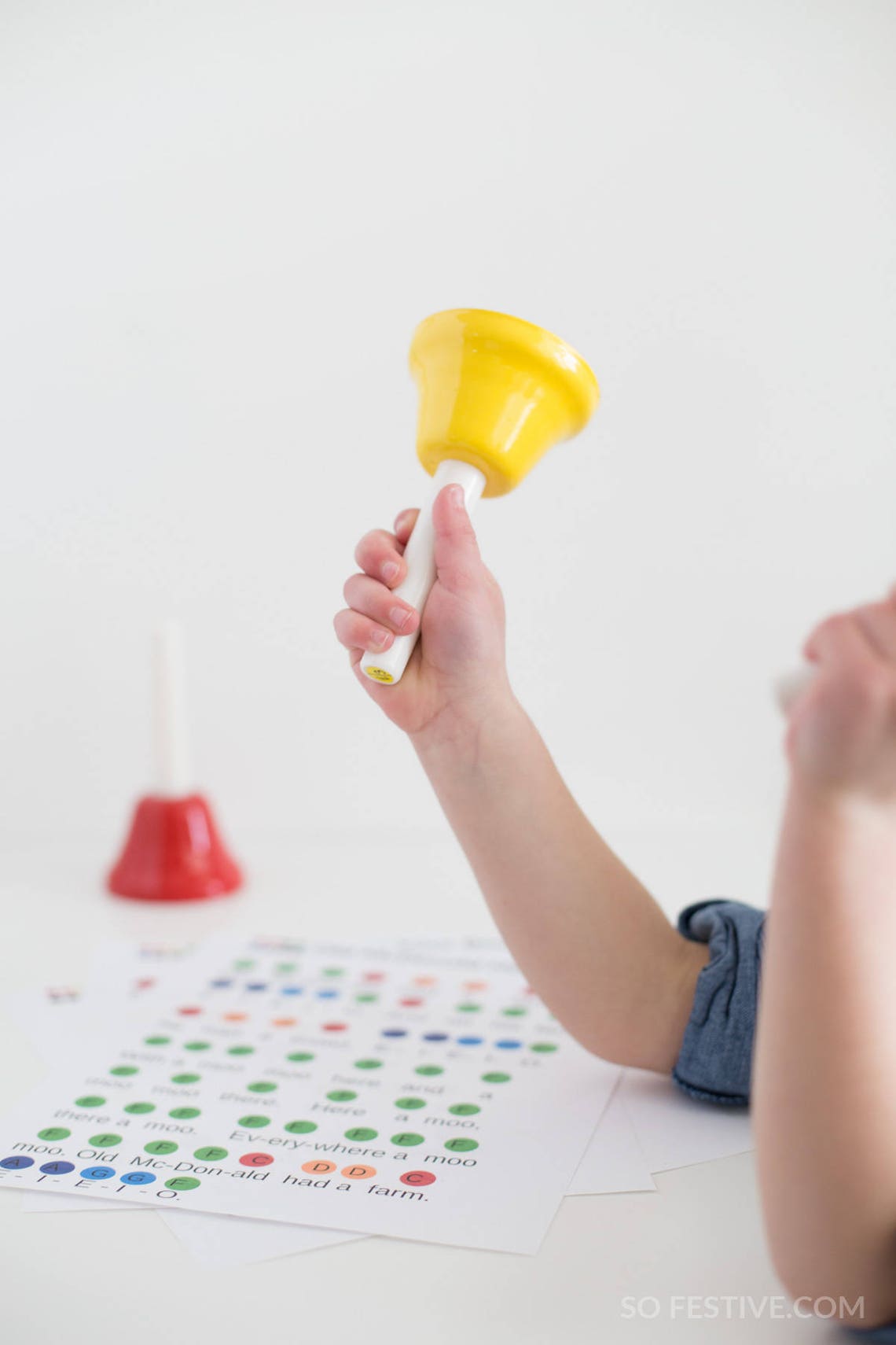 6 Printable Hand Bell Songs - Classic Songs - Color-coded Hand Bell ...