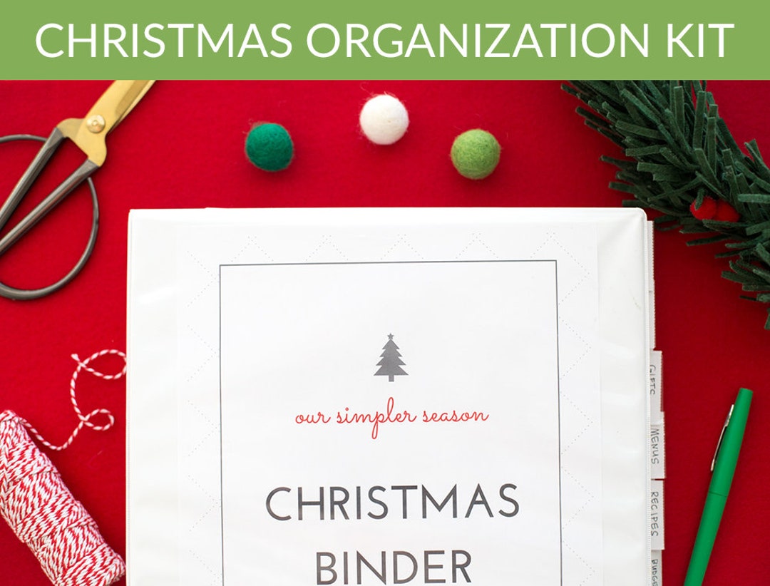 Christmas Binder Organization Kit Holiday Binder Printables Plus BONUS ...