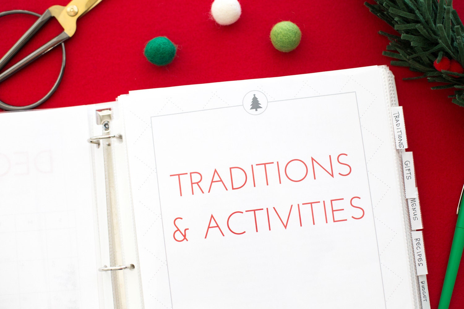 Christmas Binder Organization Kit Holiday Binder Printables Plus BONUS ...