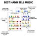 Christmas Hand Bell Music Bargain Bundle-20 Christmas Songs- Colored ...