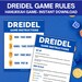 Dreidel Instructions - Learn to Play Dreidel Game - Sivivon- Hanukkah ...