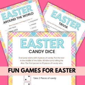 Easter Games Bundle | 36 Easter Party Games | Bunny Name | Easter ...