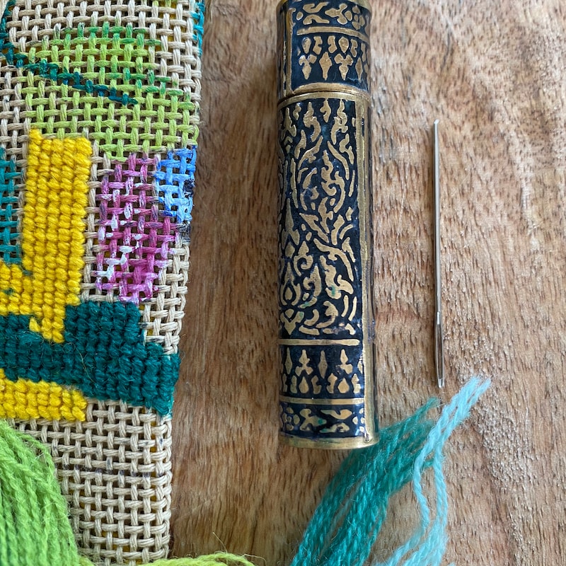 Antique Needle Box - Etsy