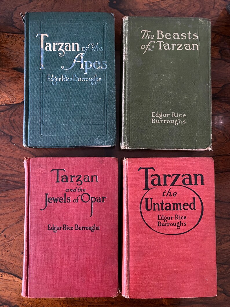 Tarzan of the Apes by Edgar Rice Burroughs, First Reprint Edition Plus ...