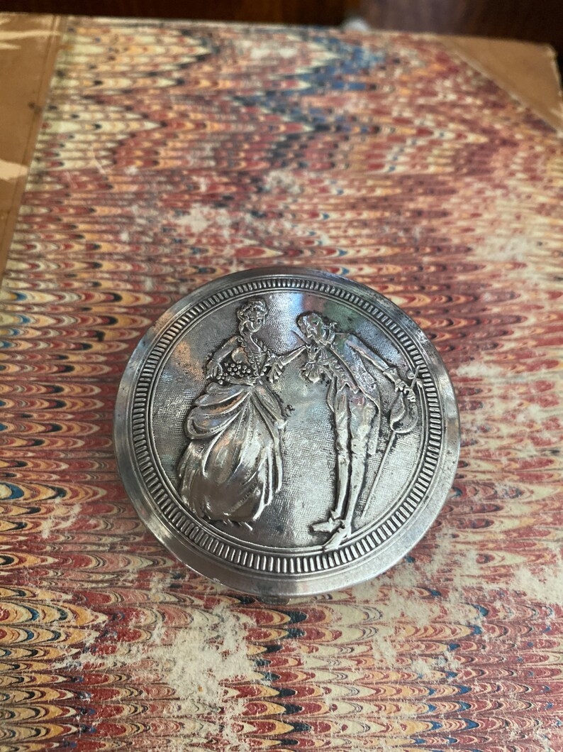 Antique Norida Powder Compact Aderon Aristocrat Line - Etsy