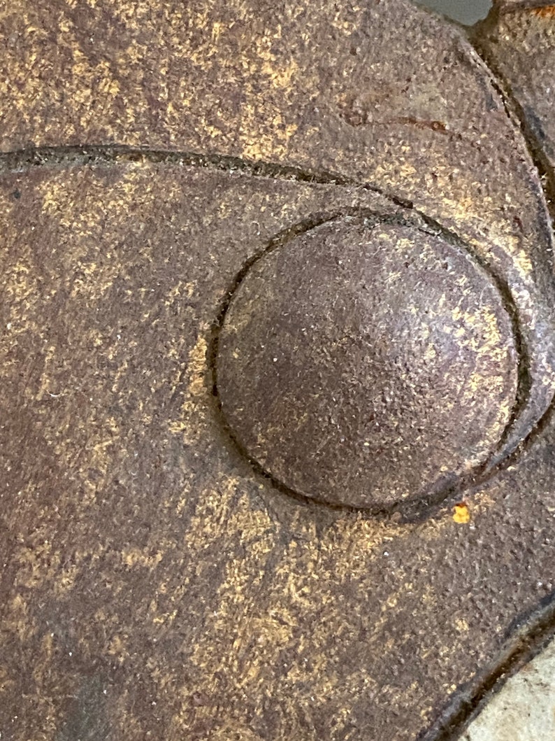 Wonderful Polychrome Iron Crest Continental Hand Painted - Etsy