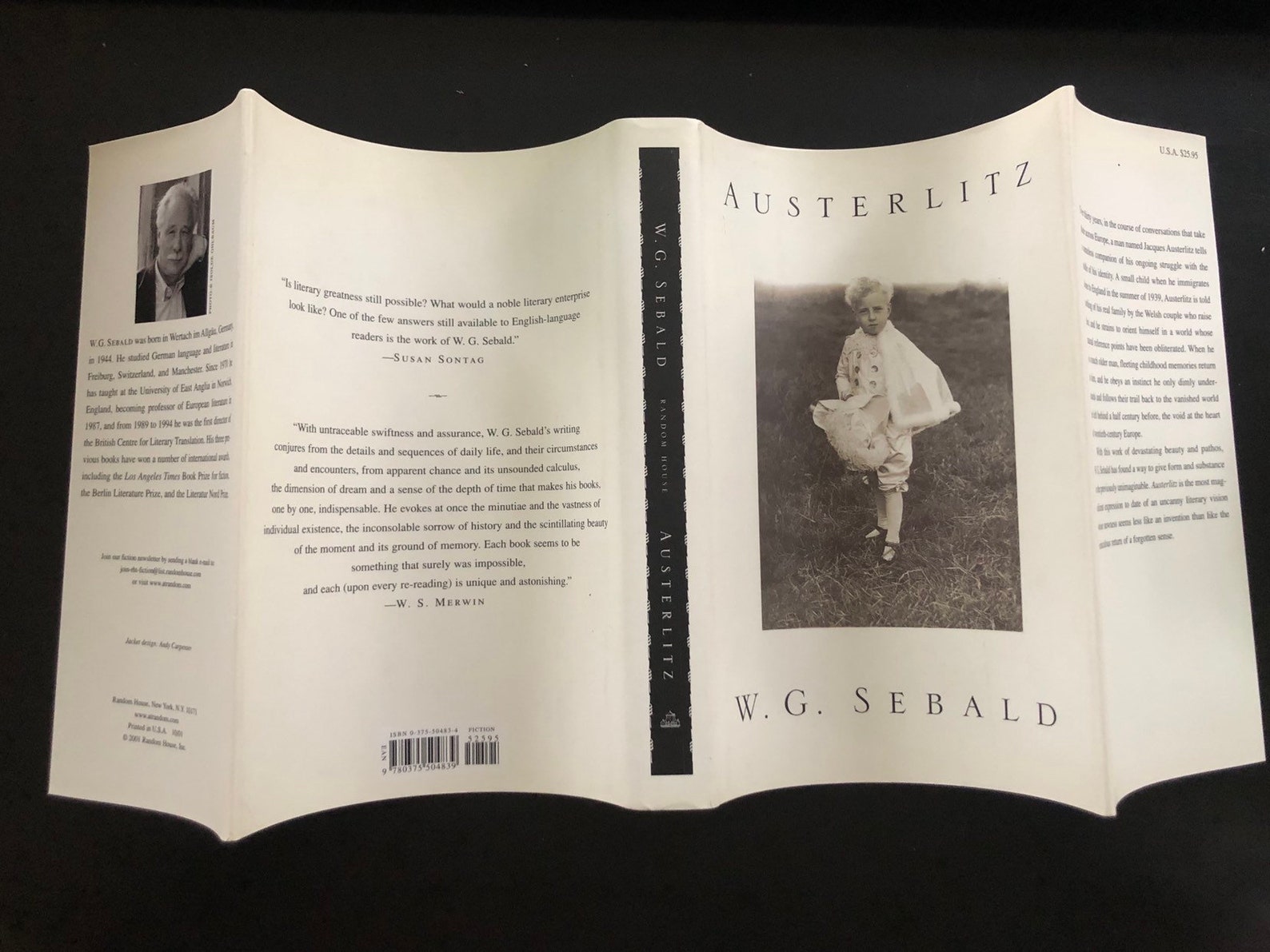 Austerlitz by W.G. Sebald, Hardback Book, First Edition, First Issue ...