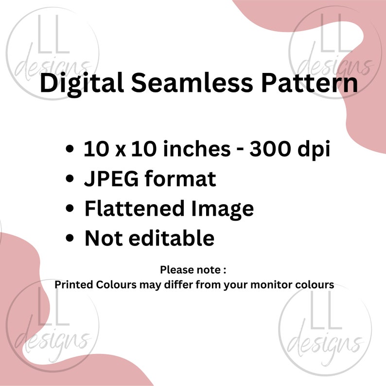 Granny Cats Cat JPG Seamless Pattern, Digital Paper,digital,paper ...