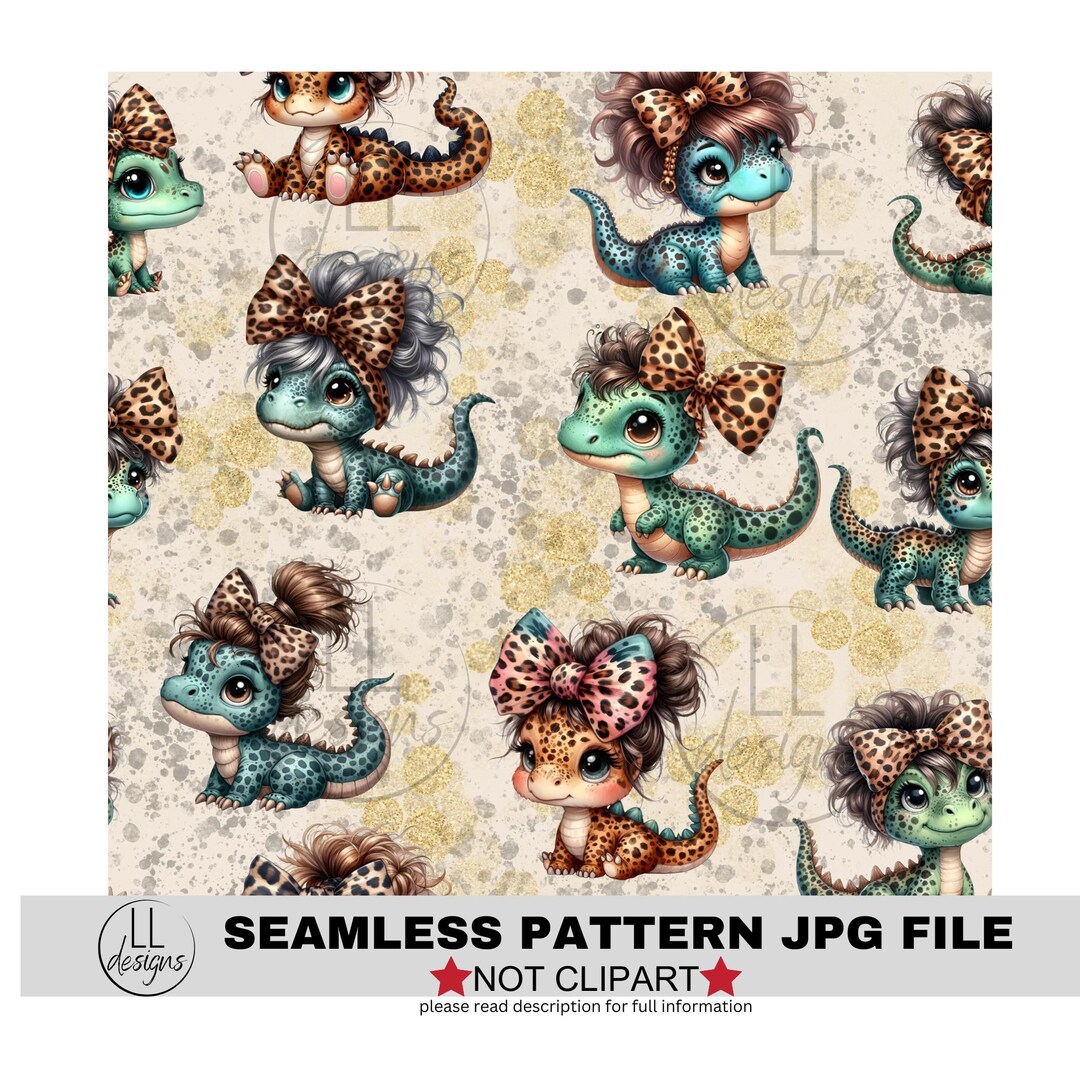 Leopard Lizards JPG Summer Seamless Pattern, Digital Paper,seamless ...