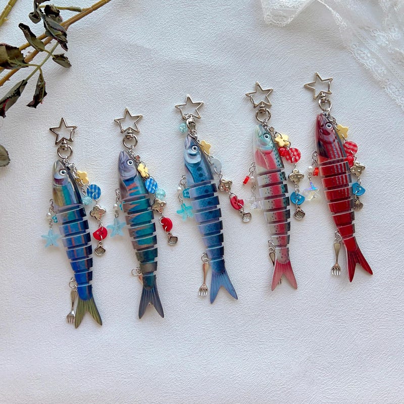 School of Fish Chain - Etsy