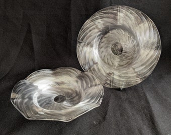 Antique Threaded Glass - Etsy