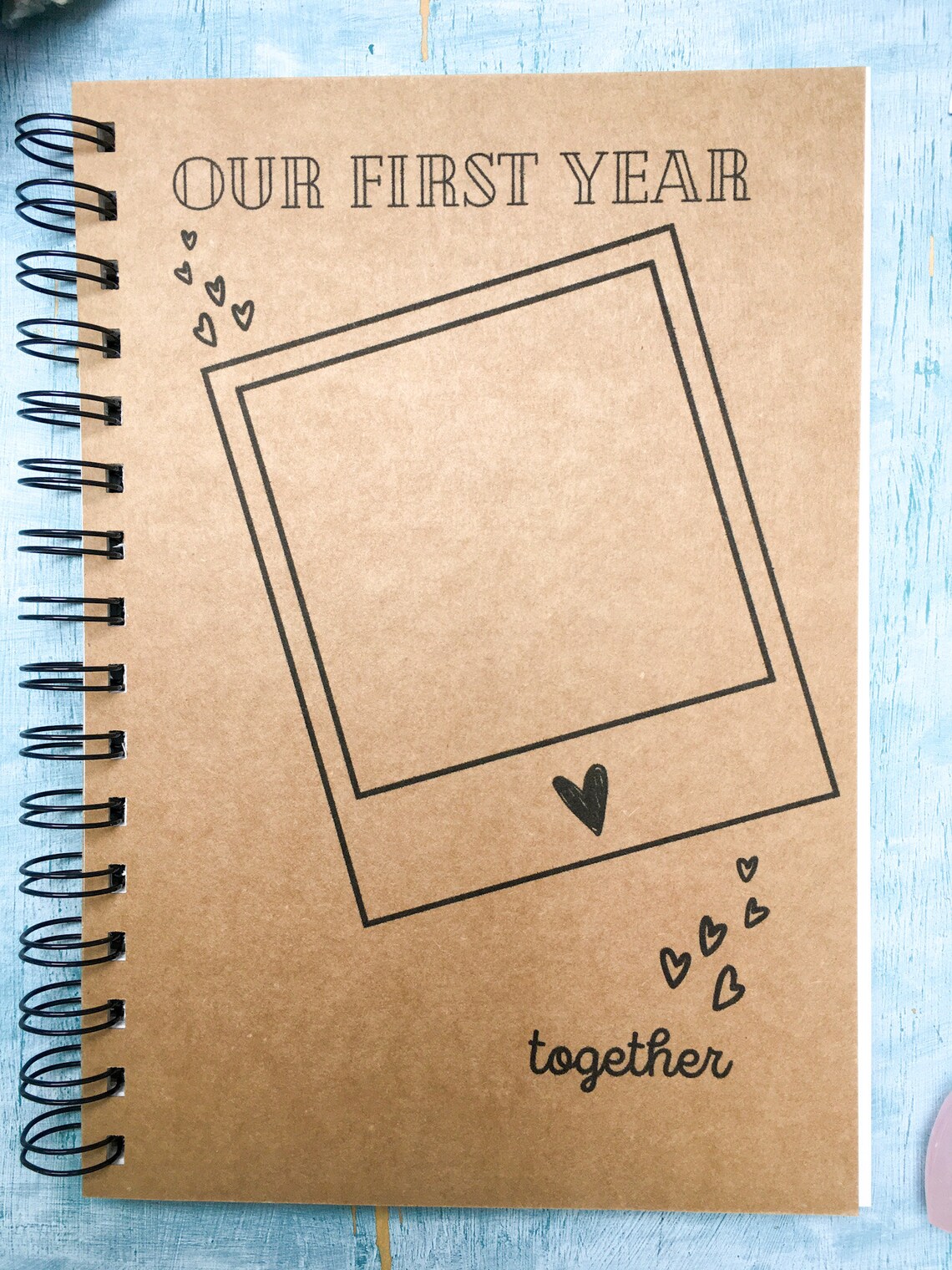 Our First Year Together Journal One Year Anniversary Gift for - Etsy