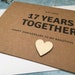 Personalised Custom 17th Anniversary Card, 17 Years Together, 17th ...
