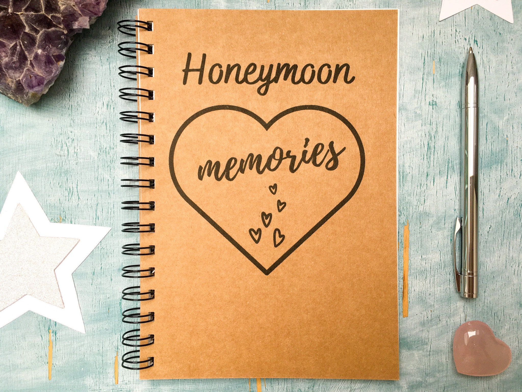 Honeymoon Memories Notebook Journal Engagement Gift Proposal - Etsy UK