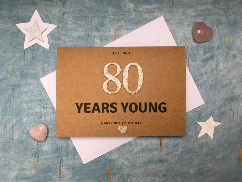 Personalised Custom 80th Birthday Card Custom 80 Card for - Etsy UK