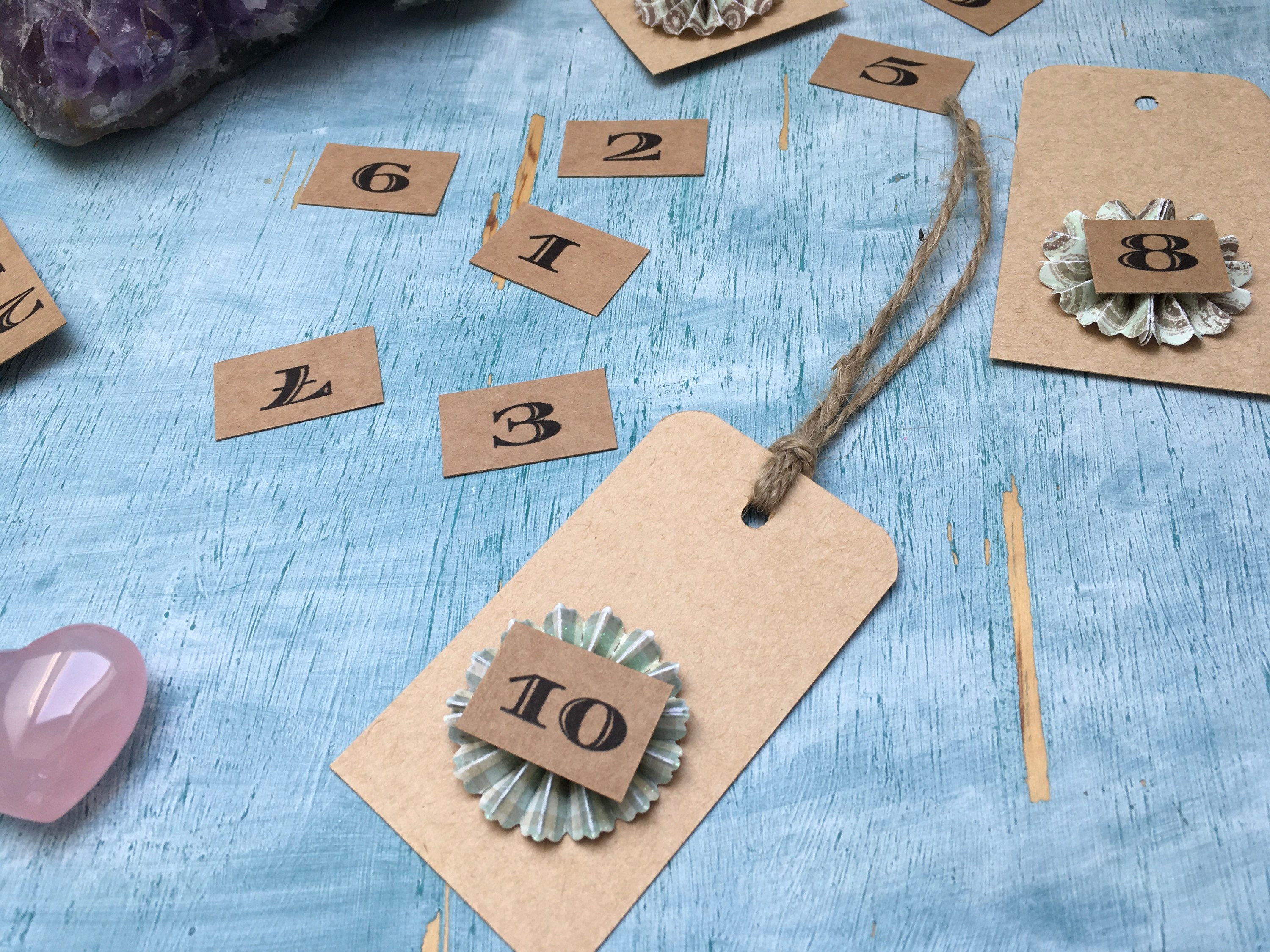 Downloadable Advent Numbers Pdf Instant Download Christmas Advent ...