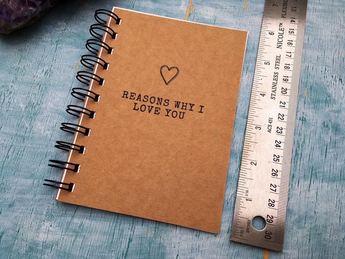 50 Reasons Why I Love You Mini Book of Love Notes, Long Distance First ...