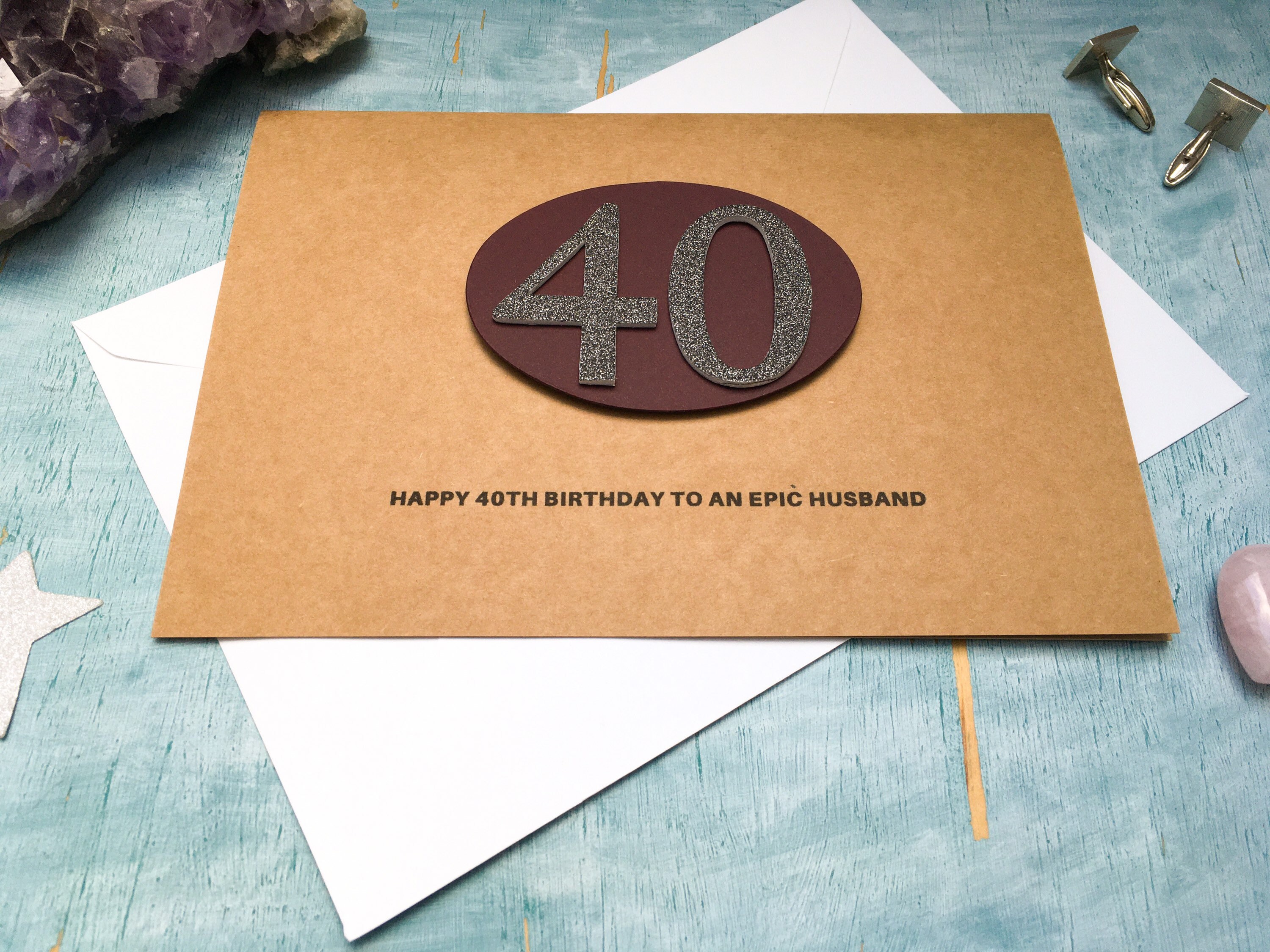 Personalised 40th Birthday Card for Men Custom 40 Card | Etsy