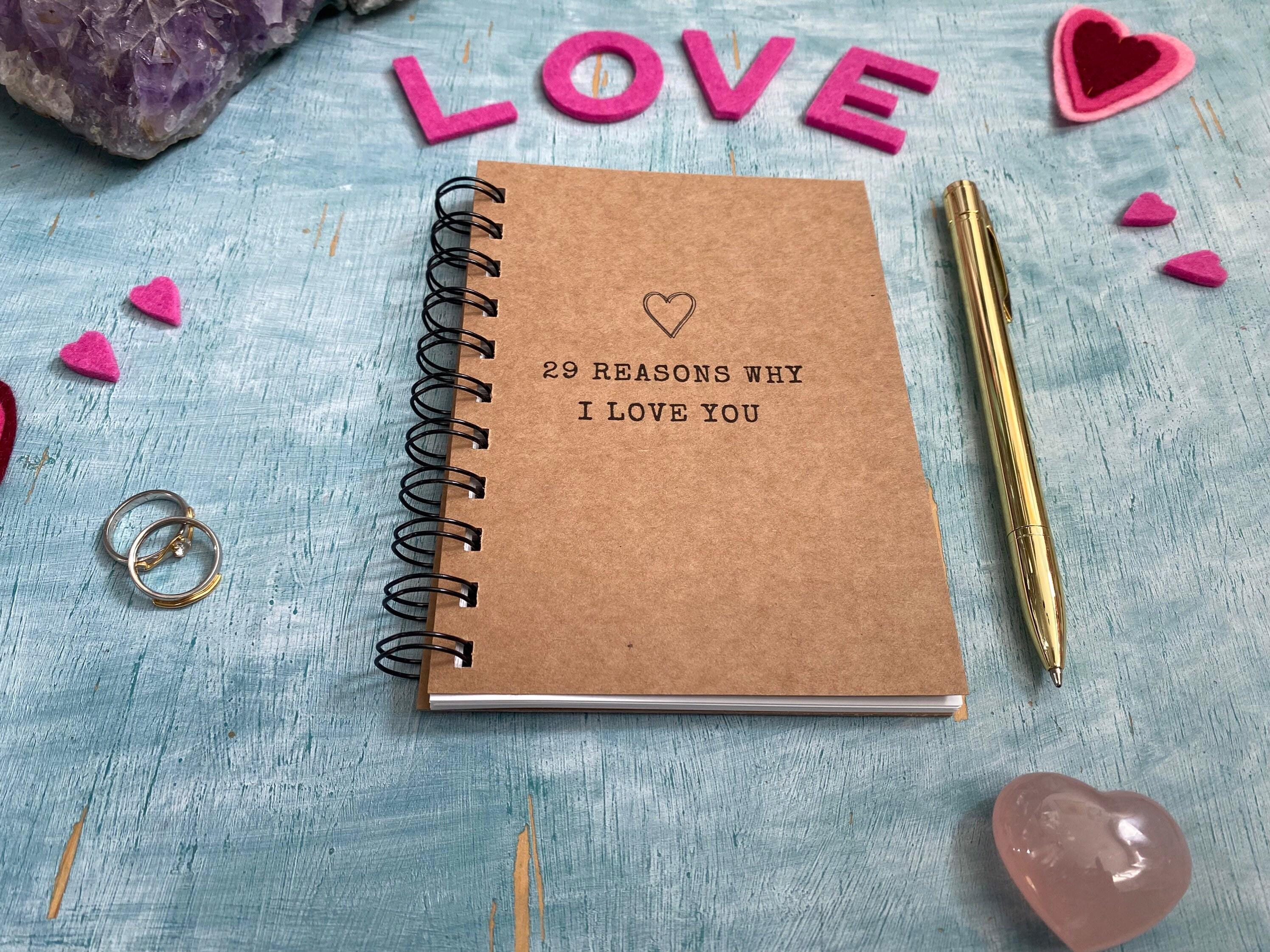 29 Reasons Why I Love You Mini Book of Love Notes, Long Distance First ...