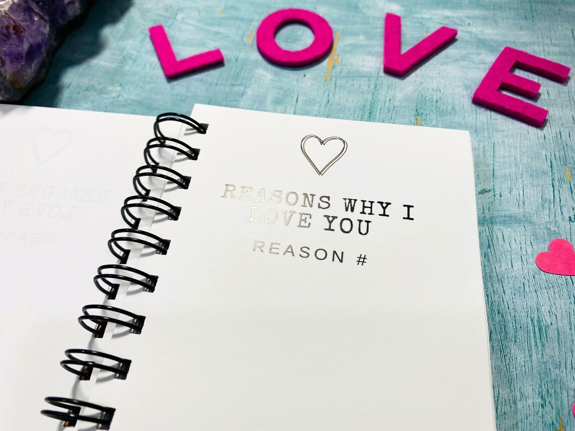 50 Reasons Why I Love You Mini Book of Love Notes, Long Distance First ...