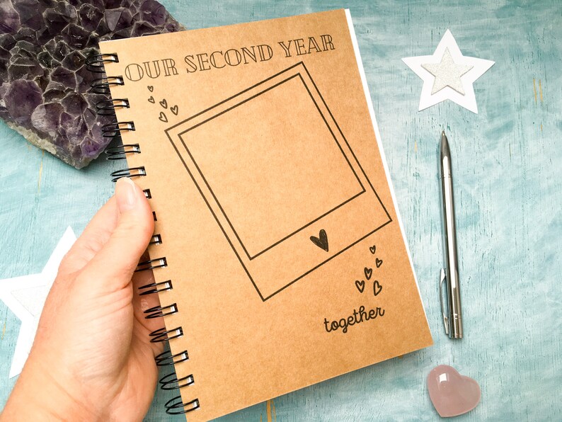 Our Second Year Together Journal Two Year Anniversary Gift | Etsy UK