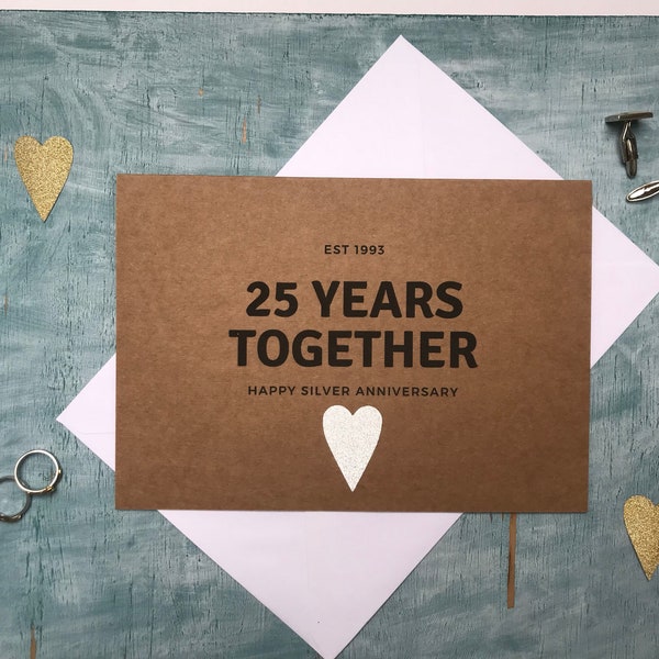 25 Years Together - Etsy