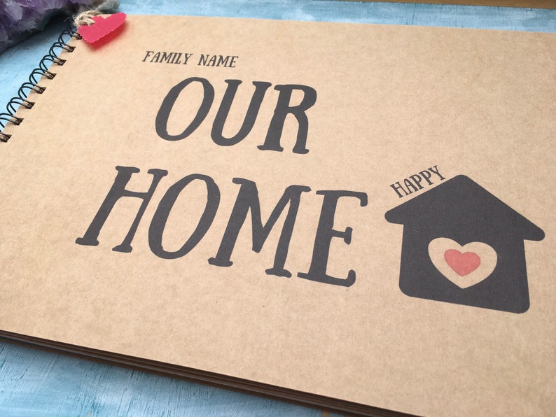 Personalised our home scrapbook album housewarming gift for | Etsy