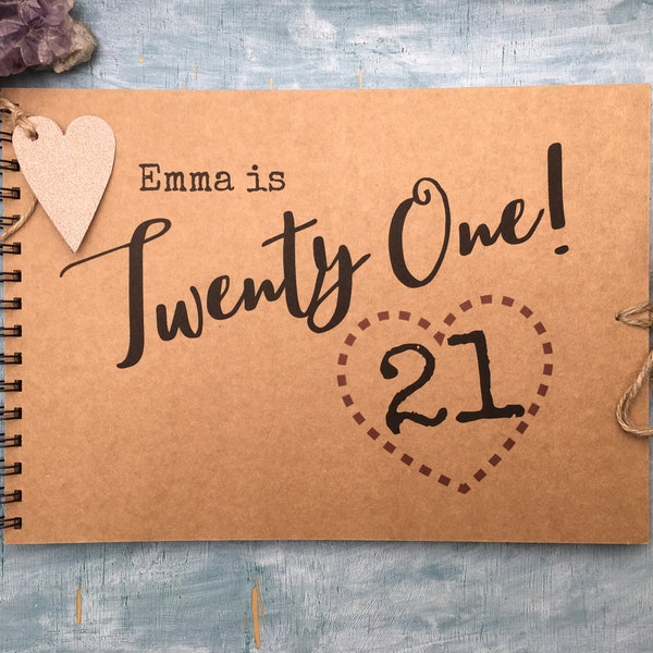 21st Photo Album - Etsy