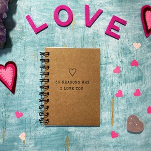 30 Reasons Why I Love You Mini Book of Love Notes, Long Distance First ...