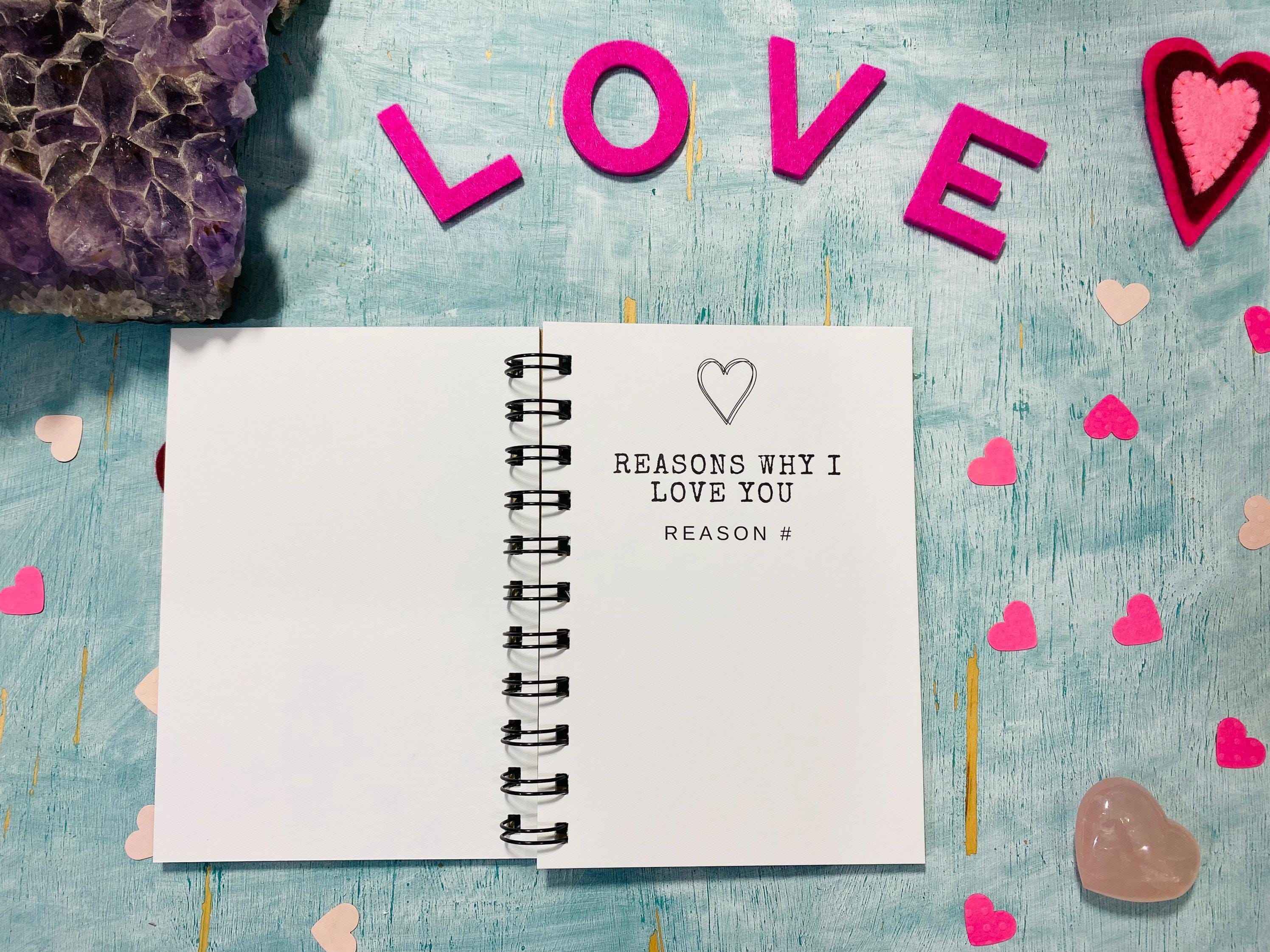 50 Reasons Why I Love You Mini Book of Love Notes, Long Distance First ...