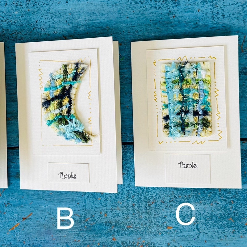 Textile Art Card - Etsy UK