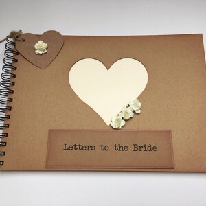 Letters to the Bride Scrapbook Album - Etsy UK