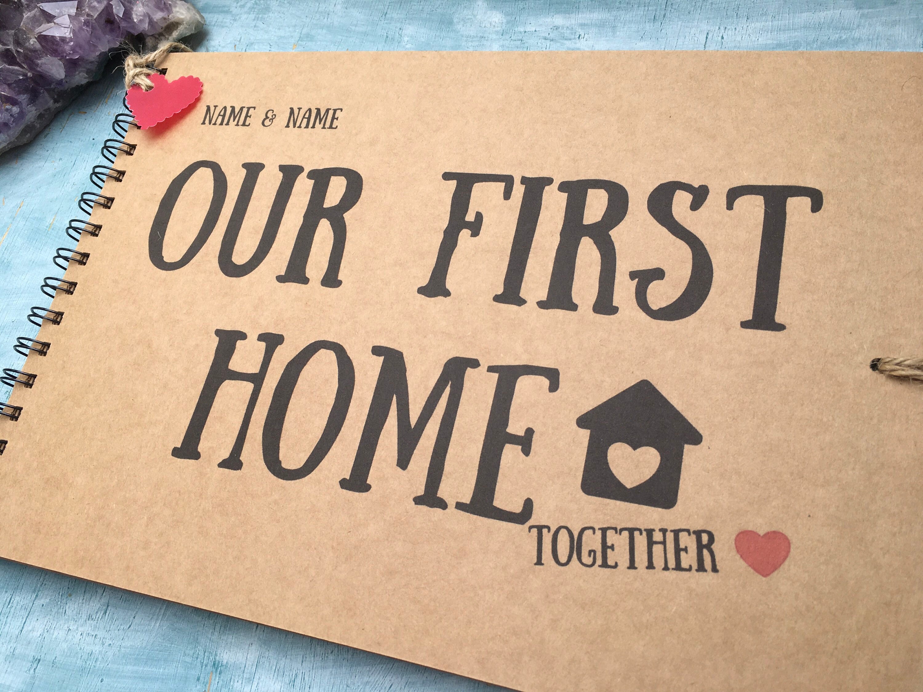 Our First Home Scrapbook Album Housewarming Gift First Home - Etsy