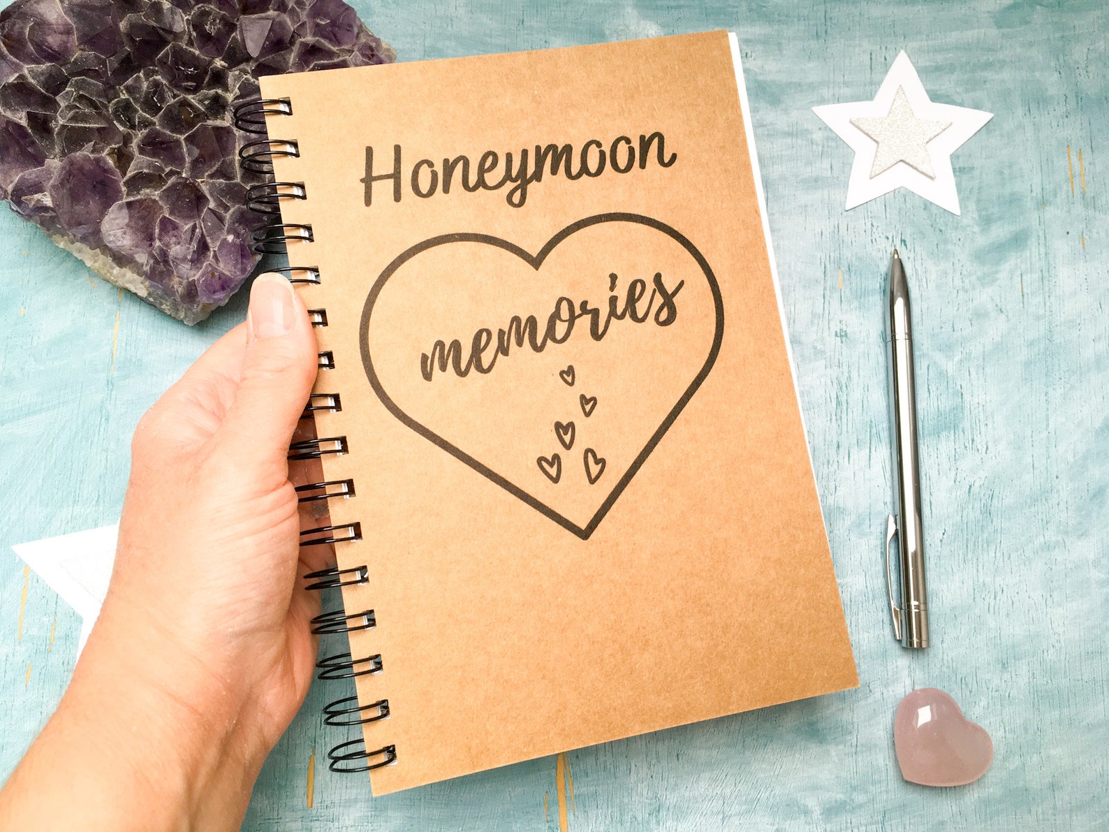 Honeymoon Memories Notebook Journal Engagement Gift Proposal - Etsy UK