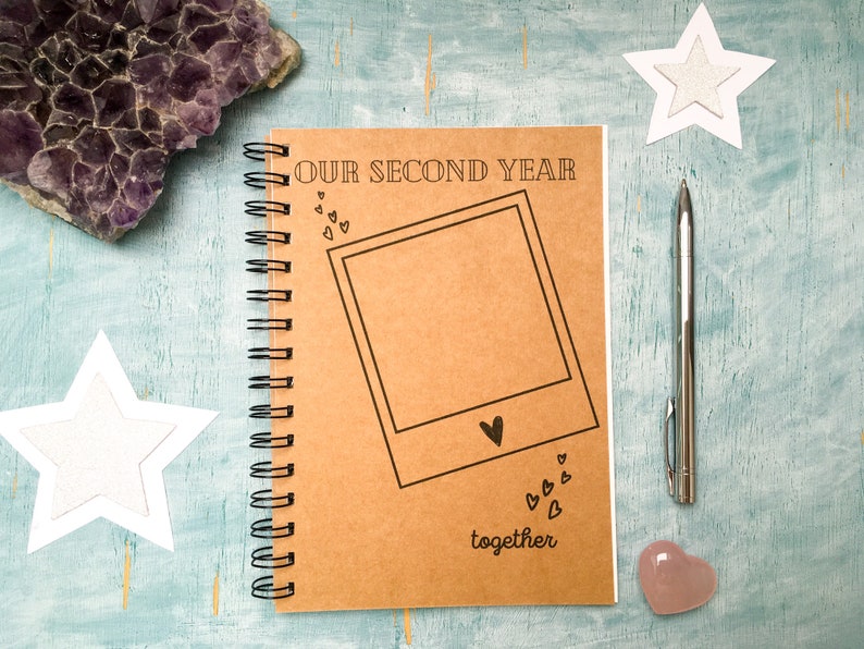 Our Second Year Together Journal Two Year Anniversary Gift | Etsy UK