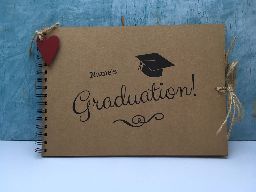 College Graduation Gift, Graduation Scrapbook Album, Student Graduation ...